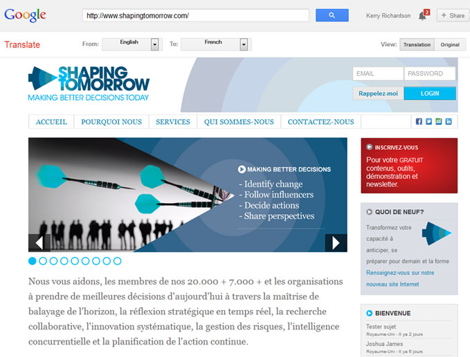 Shaping Tomorrow : Transform your ability to anticipate, prepare for and shape tomorrow